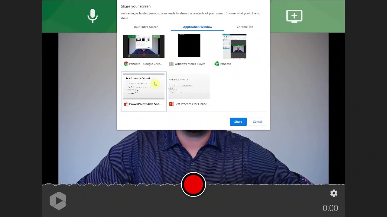 How to Create a Video Using Panopto Capture