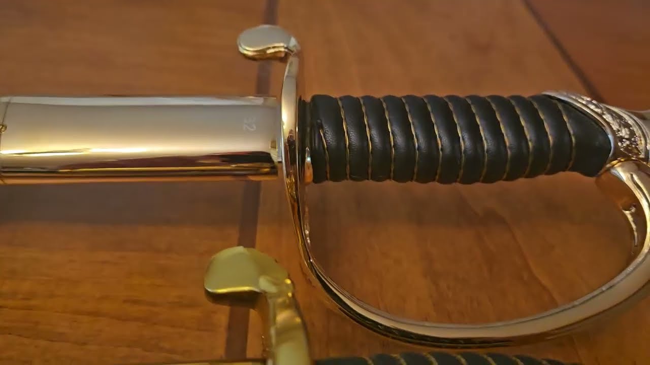 USMC NCO Sword vs cheap sword.