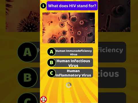 🦠What Does HIV Stand For? 🤔 #medicalquiz