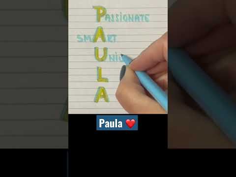 Meaning of the name PAULA #meaning #name #paula