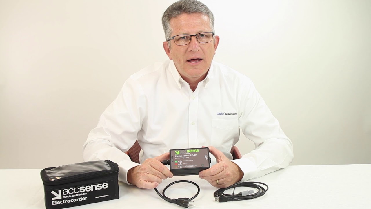 Introduction to Accsense Electrocorder EC-1V Data Logger