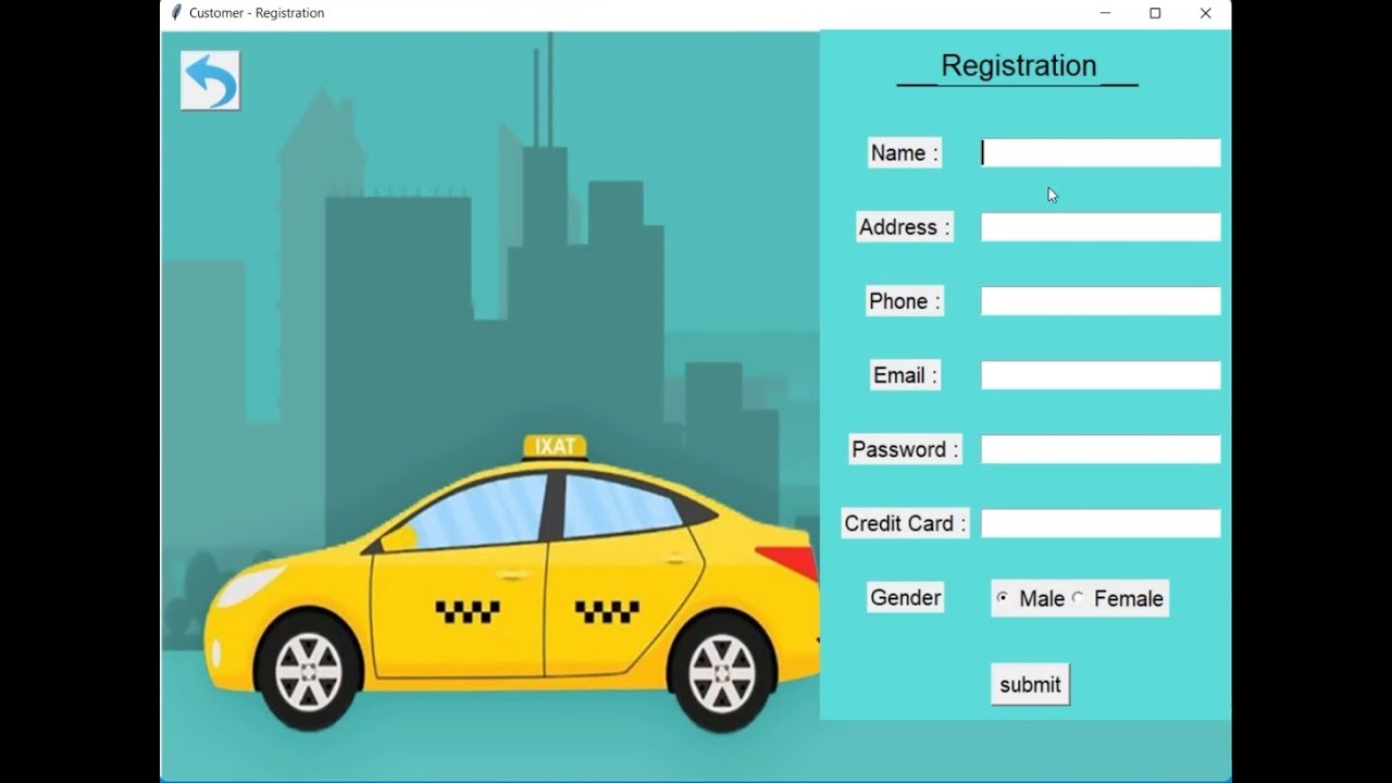 Taxi Booking System | with Source code | Python Project