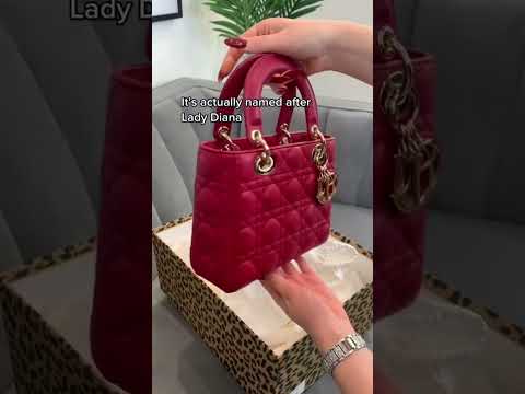 What the Lady Dior COULD’VE been called… #ladydior #diana #bag #unboxing #luxury #diorbag