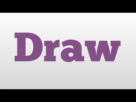 Draw meaning and pronunciation