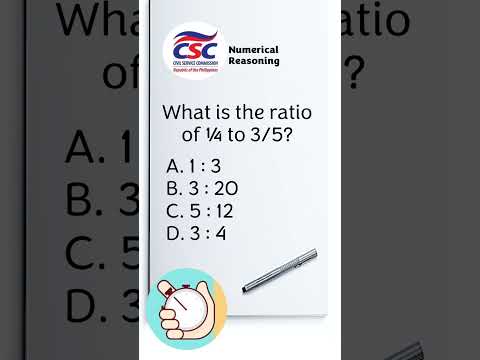 Civil Service Exam: Numerical Reasoning Question #civilservicereviewer #cse2024