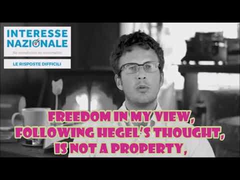 DIEGO FUSARO: Meaning of the word freedom
