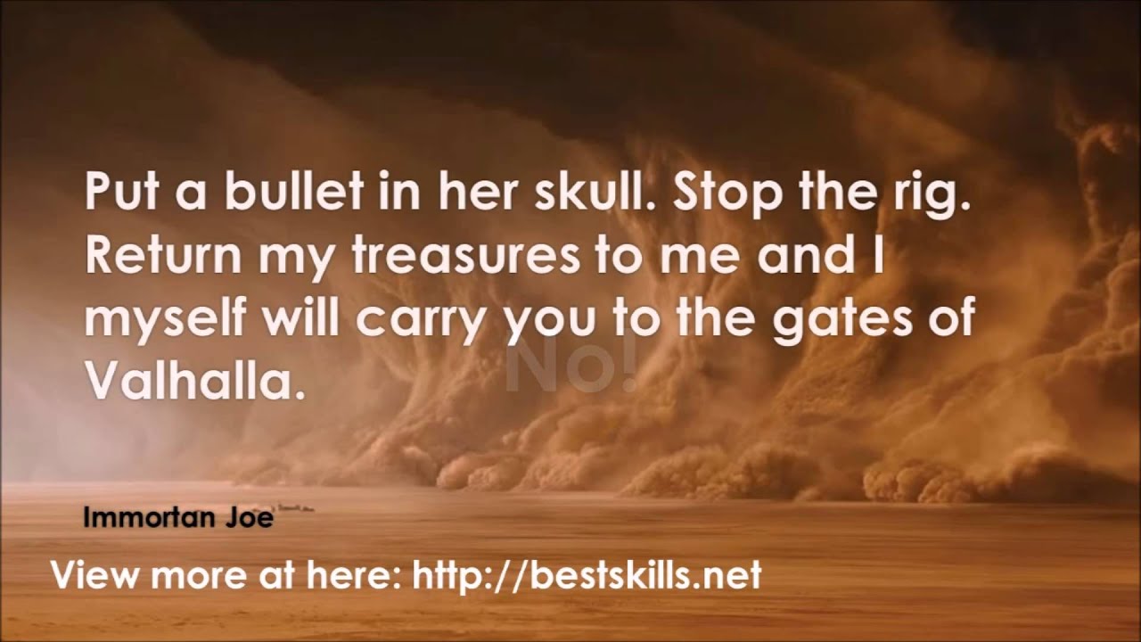 Top 20 quotes from Mad Max - Fury Road