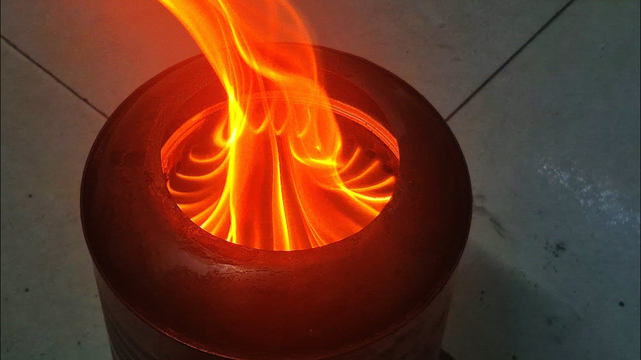 DIY solo stove smokeless fire pit! No electricity no gas