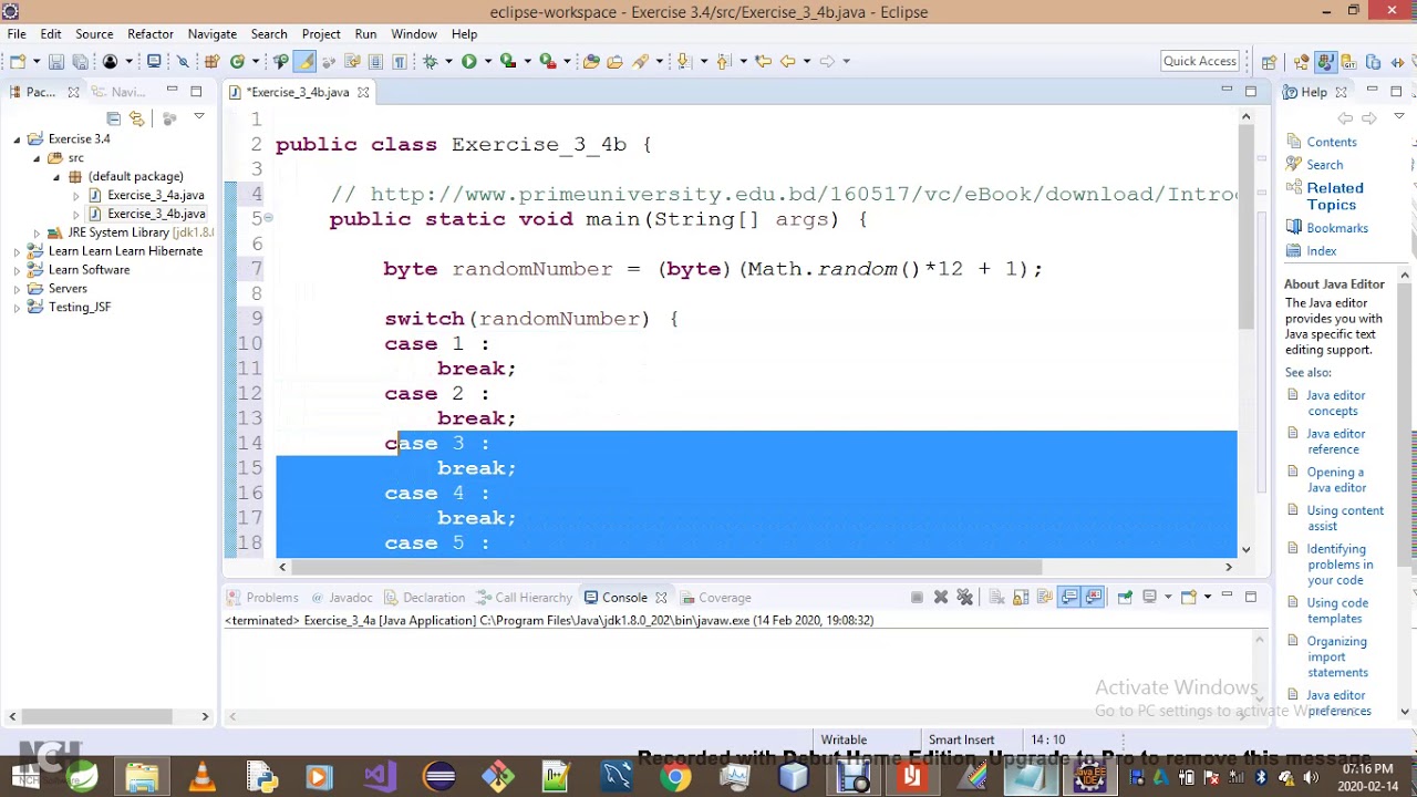 Introduction To Java Programming   Exercise 3 4b