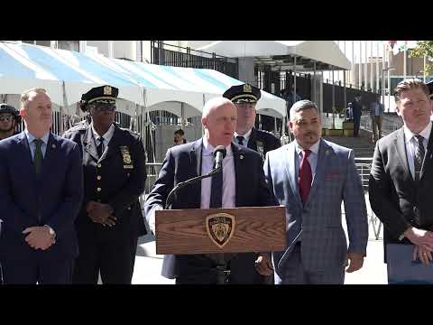 Watch @NYPDPC and our federal partners provide a security briefing for the 78th UN General Assembly