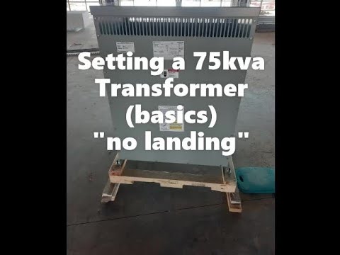 Setting a transformer 75kva