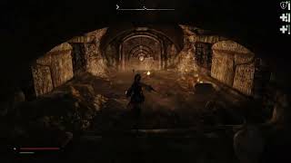 Speed running Korvanjund and spamming sprint attacks at Skyrim Special ...