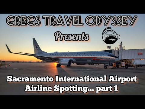 Sacramento International Airport (SMF) Airplane watching. PT1