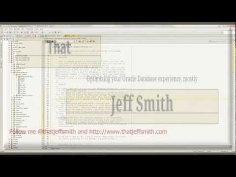 Oracle SQL Developer Tips and Tricks Series, Episode 1
