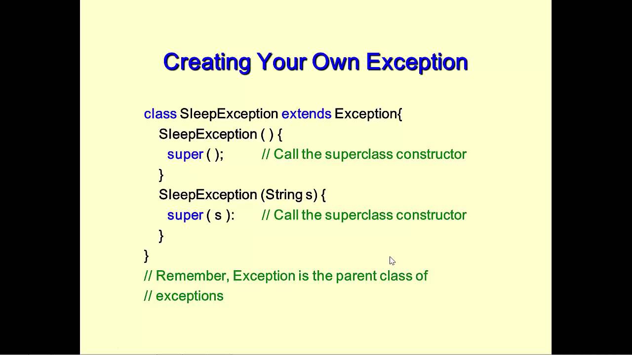 Tutorial 19 - Exceptions in Java