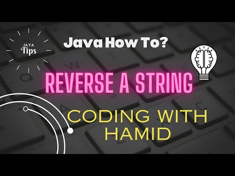 How to reverse a String in Java? | Simple lesson for beginners | Java Live Programming