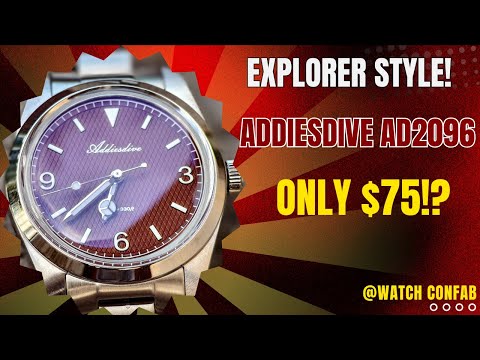 ADDIESDIVE AD2096 – Best $75 Rolex Explorer Homage on Aliexpress