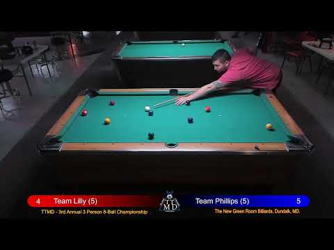 TTMD 3rd Anniversary - 3-Person 8-Ball Championship