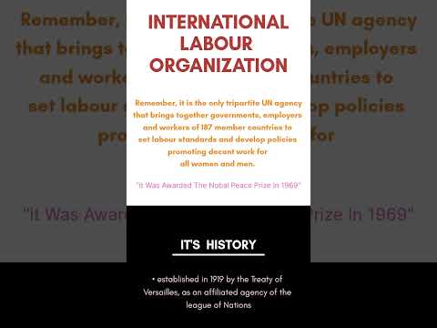 International Labour Organisation#upsc #education #viral
