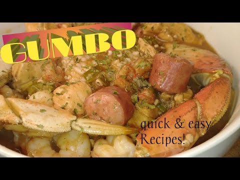 GUMBO SEAFOOD GUMBO made Quick & Easy!