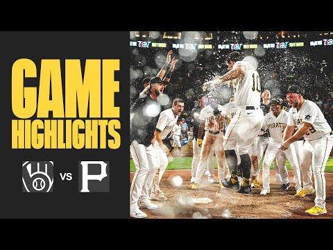 Bryan Reynolds Walk-Off Home Run | Brewers vs. Pirates Highlights (8/3/22)