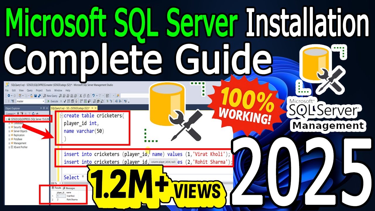 How to Install Microsoft SQL Server & SSMS on Windows 10/11 [ 2023 Update ] Complete guide