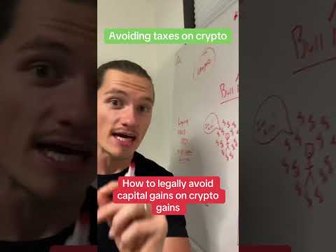 How to legally avoid capital gains on crypto gains #tax #wealth #crypto