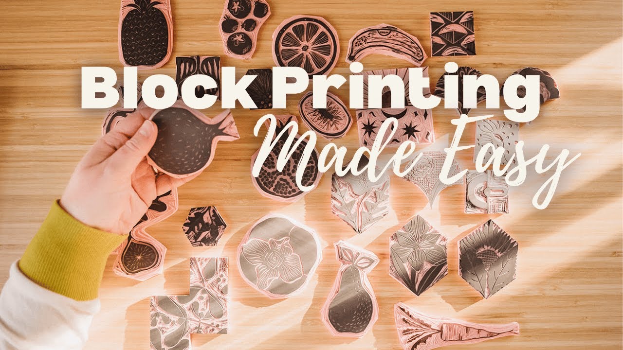 Block Printing for Beginners  How to Carve Your First Stamp