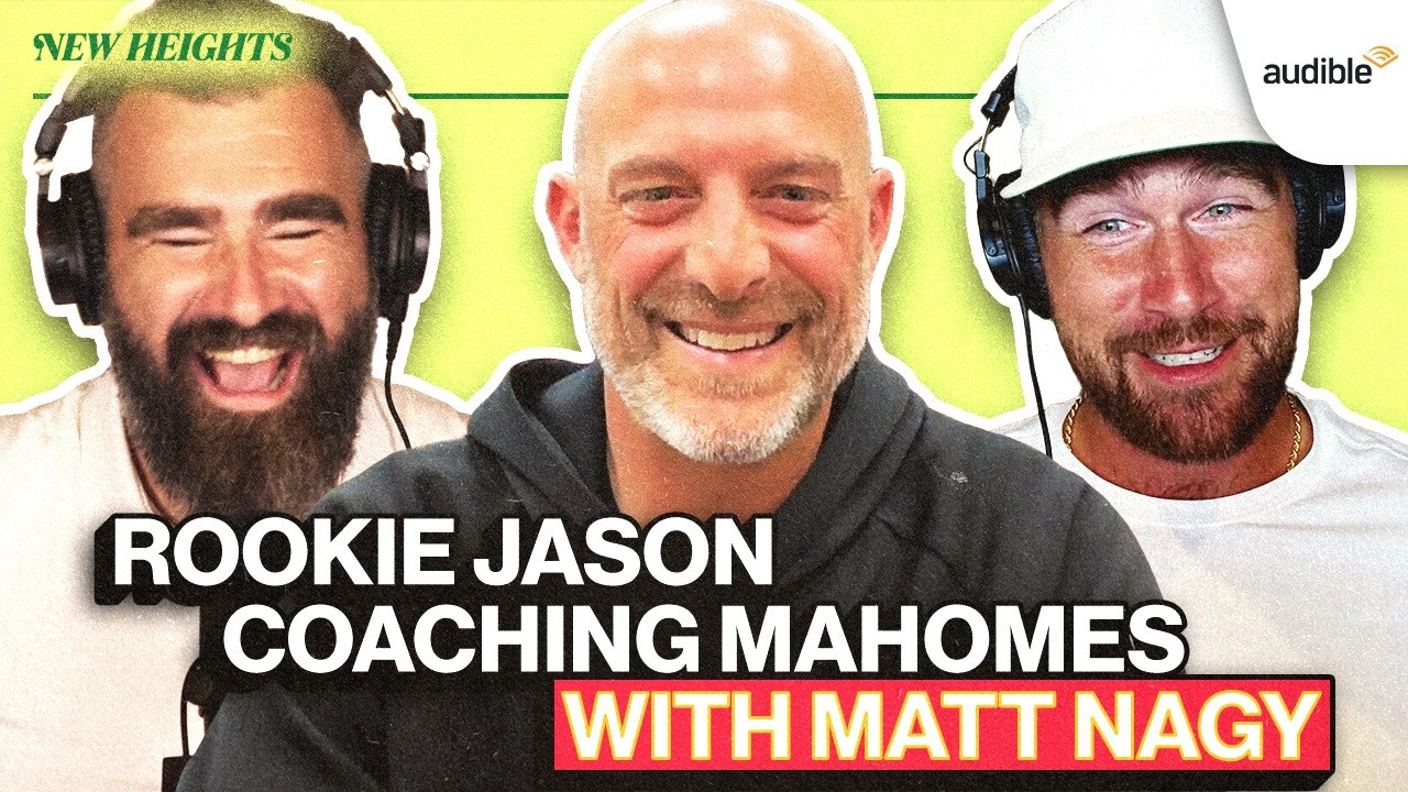 Chiefs Matt Nagy on his Mahomes 'Cheating', Rookie Kelces, Andy Reid Lessons & 