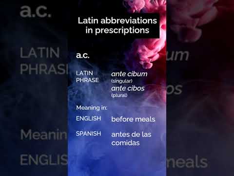 Comment any Latin abbreviations you've come across in prescriptions #mAbbr