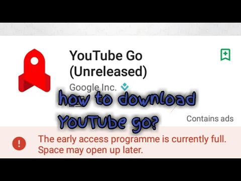 YouTube go app beta version for Android how to download ???