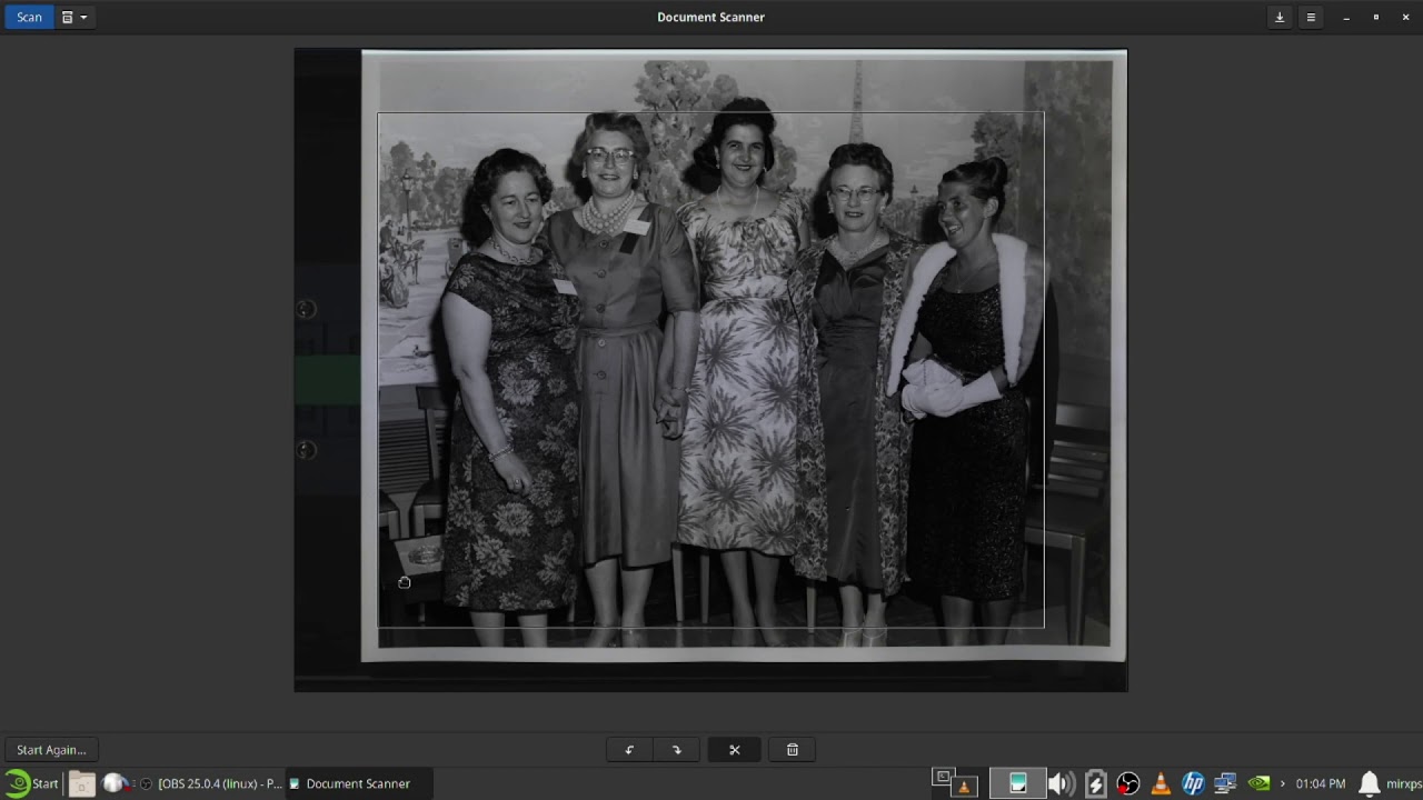 Flatbed Scanning using Simple Scan in Linux