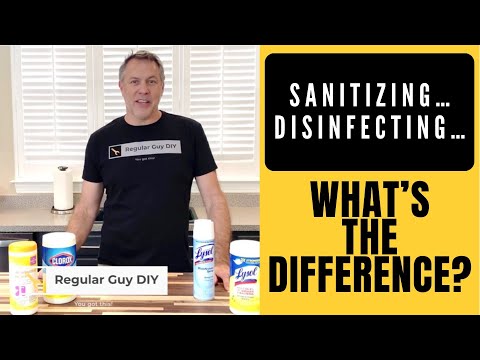 Sanitizing... Disinfecting... What’s the Difference?