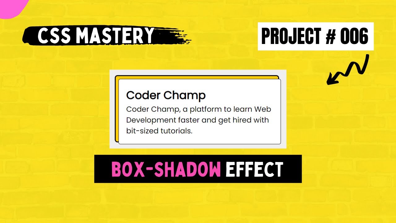 Multiple CSS box-shadow in action (CSS Mastery # 006) | Coder Champ