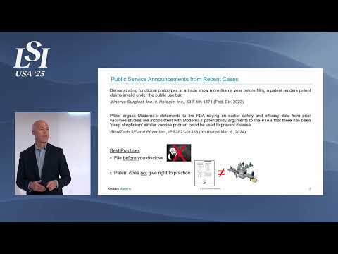 Kregg Koch, Knobbe Martens - Intellectual Property for Medical Devices | LSI USA '25