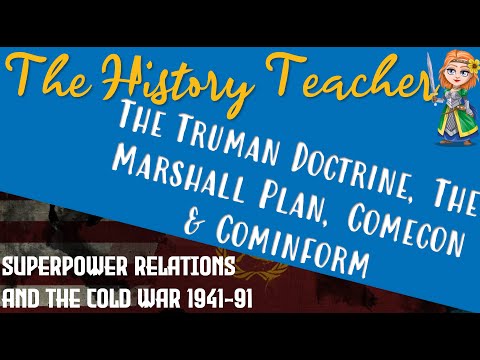 The Truman Doctrine, The Marshall Plan and Stalin's Response - Superpower Relations GCSE History