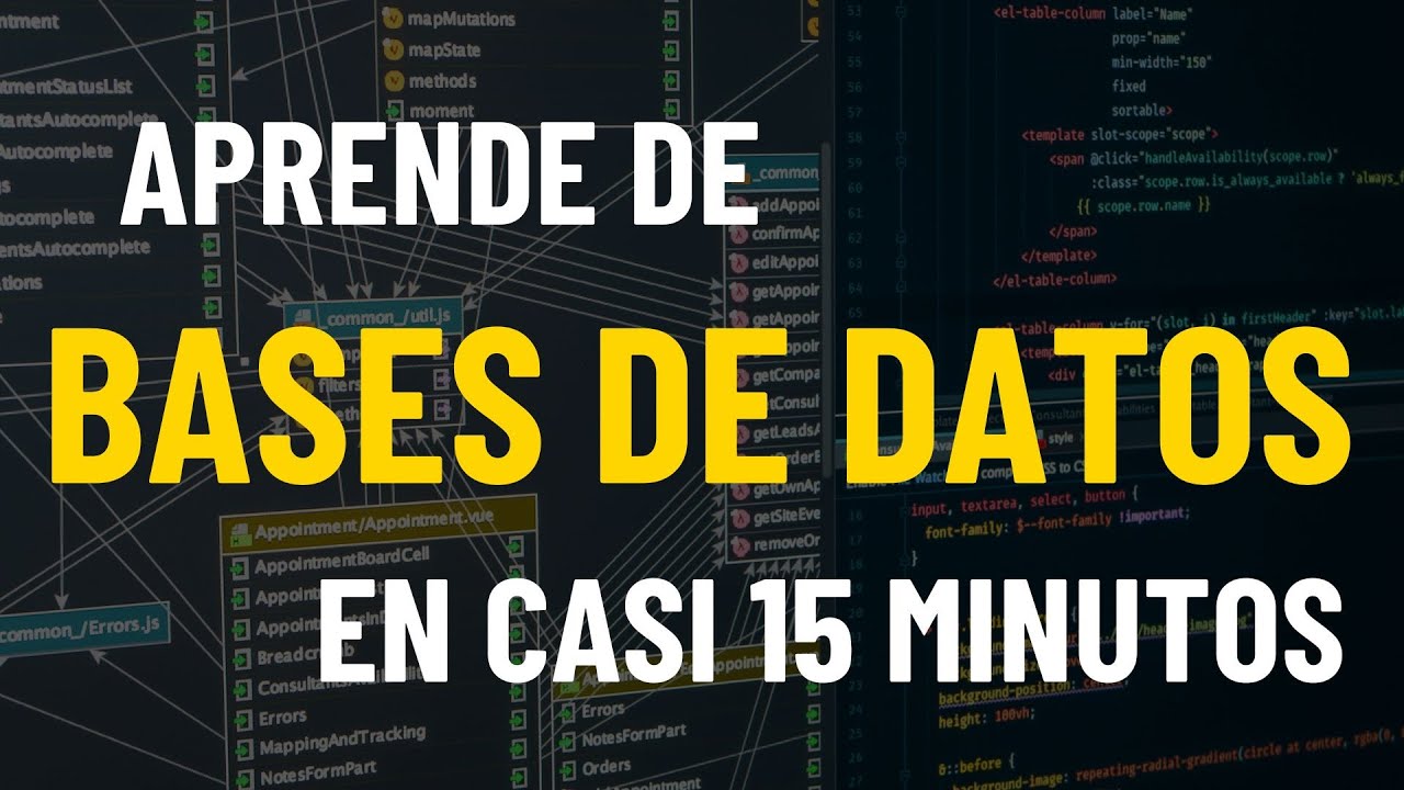 Learn database basics in less than 15 minutes!