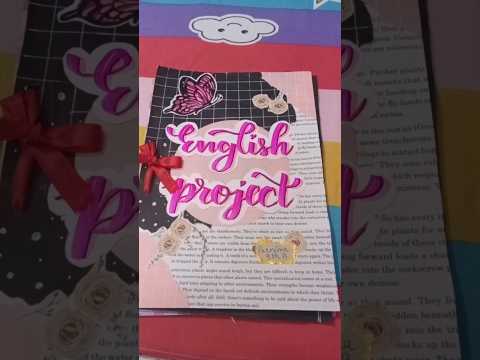English project ideas|Pari Dhawan| #project #ideas #youtubeshorts #trending #english #aesthetic #fyp