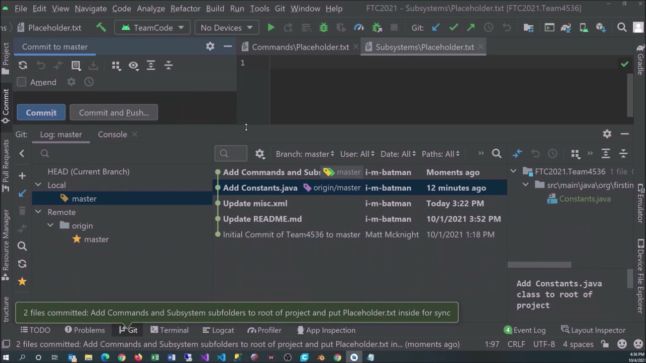 Git GUI in Android Studio