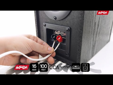 16 Gauge White Speaker Wire CCA by Install Link (250FT) - How To