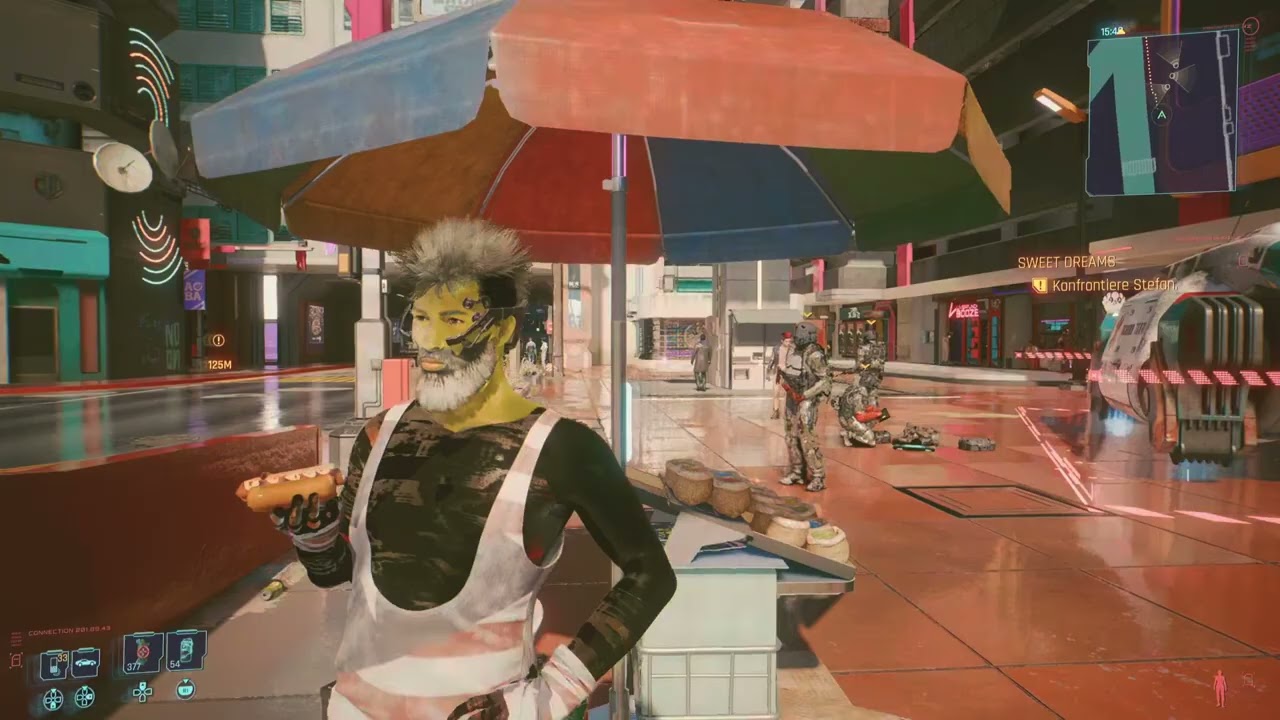 Cyberpunk 2077 PS5 flickering textures