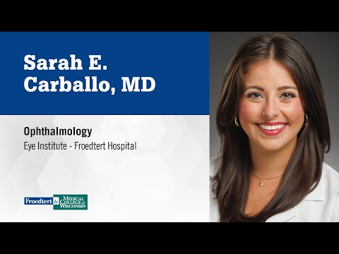 Dr. Sarah E. Carballo, ophthalmologist