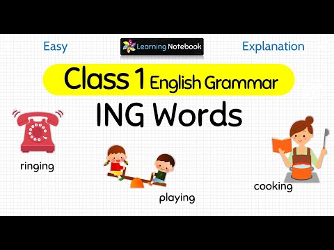 ing words for Class 1