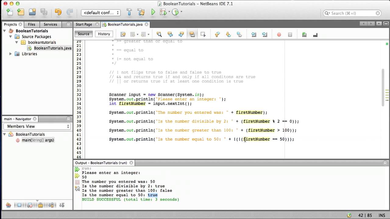 Java Programming Ep.4: Booleans & If Statements