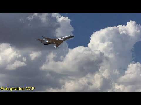 GULFSTREAM G650ER A7-CGD DECOLANDO DE VIRACOPOS