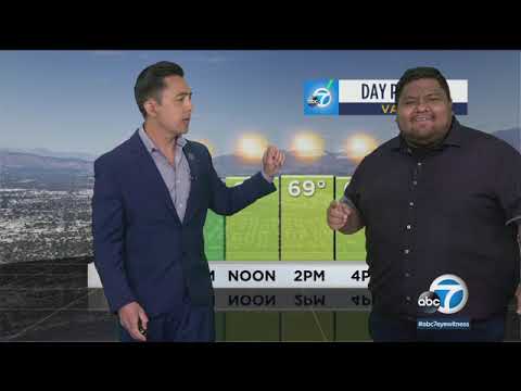 TikToker hilariously takes over and tries to give weather forecast live on air