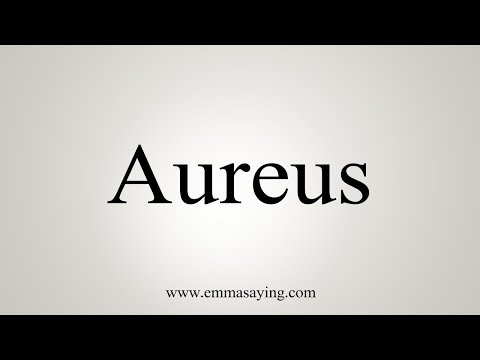 How To Say Aureus