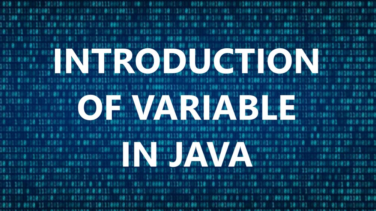 Chapter 20: Introduction of Variable in Java | Learn Java