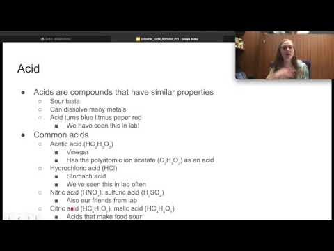 Properties of Acids and Bases & Arrhenius Definition