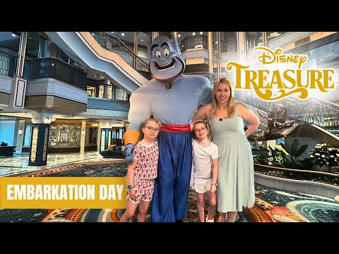 We Didn't Expect to Love The Disney Treasure This Much! Embarkation Day on Disney Cruise Line Ship